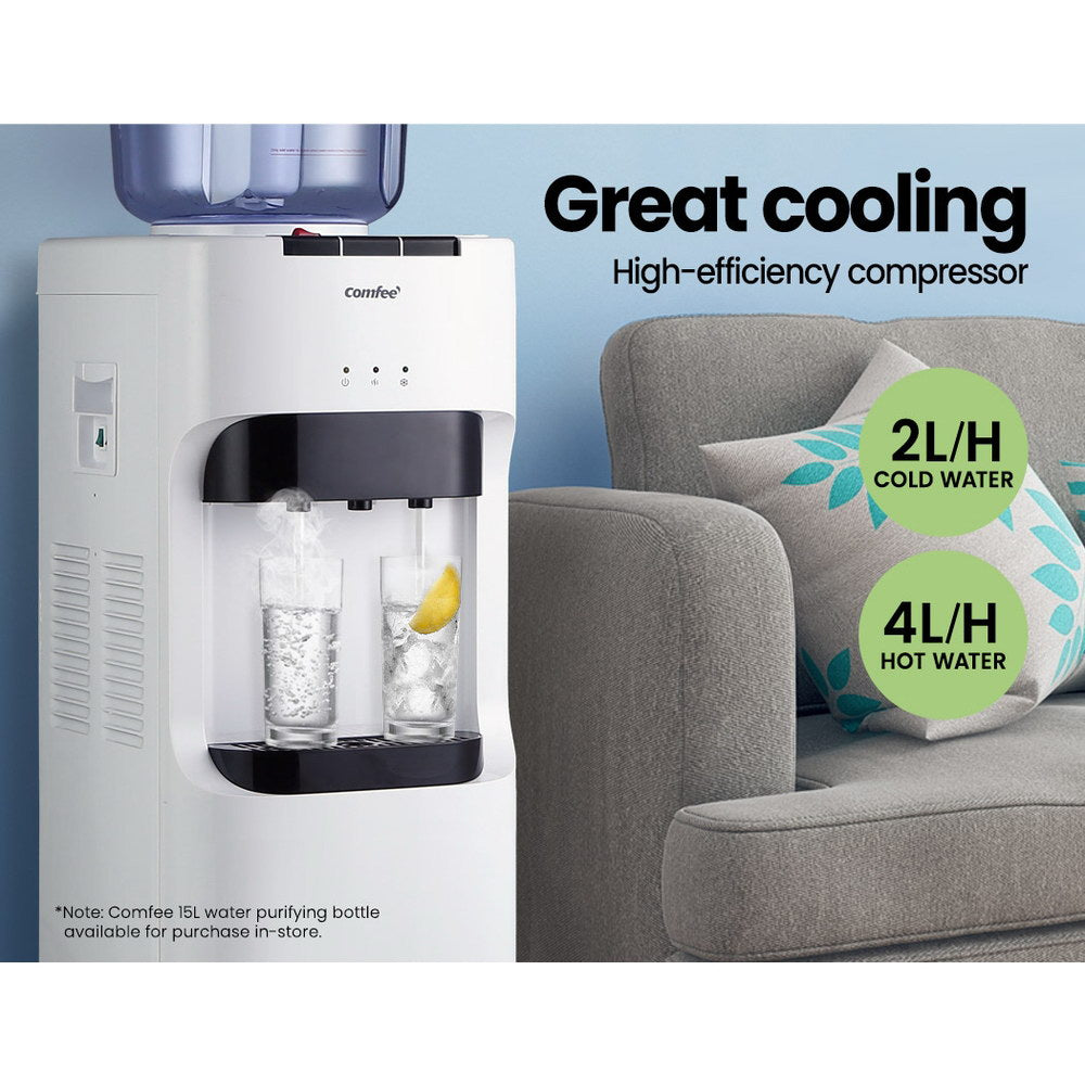 Comfee Water Dispenser Cooler Chiller Hot Cold Taps Purifier Stand Whi ...