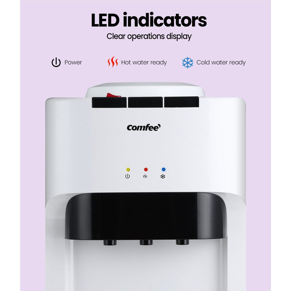Comfee Water Dispenser Cooler Chiller Hot Cold Taps Purifier Stand Whi ...